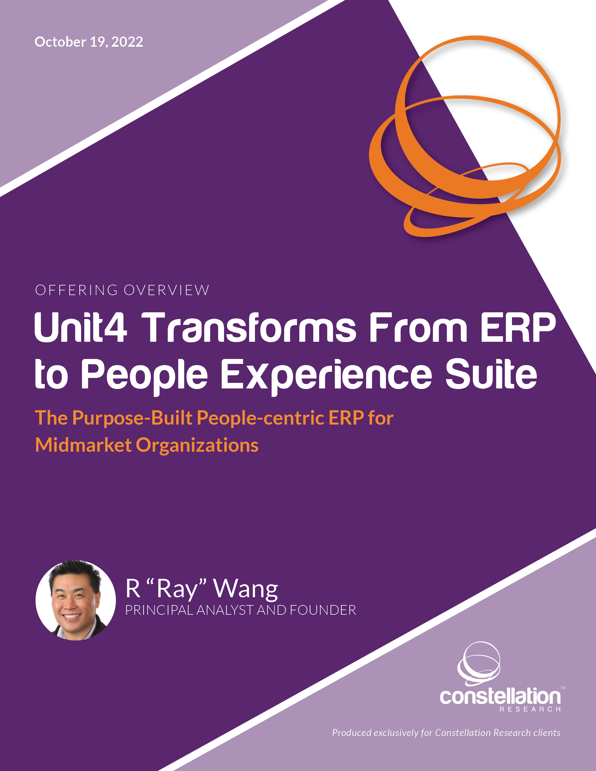 Unit4 Transforms From ERP to People Experience Suite | Constellation Research Inc.